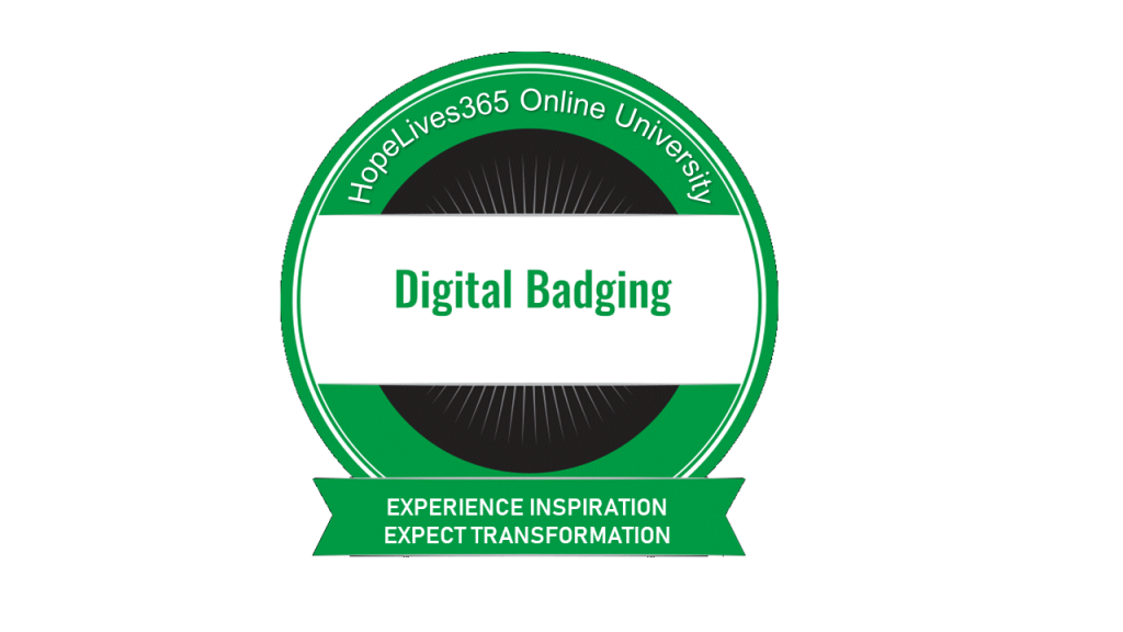 HopeLives365 Online University’s Digital Badges Program | HopeLives365 ...